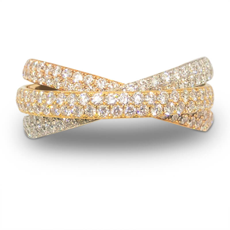 2.54ct. Triple Diamond Ring - Underwoods Jewelers