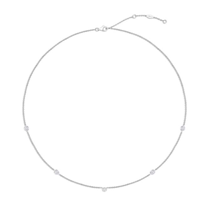 Memoire Cascade 5-stone Diamond Necklace, 0.35ctw - Underwoods Jewelers