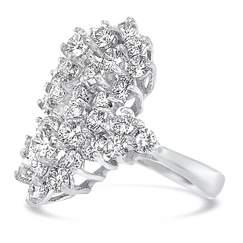 Estate Waterfall Diamond Ring - Underwoods Jewelers