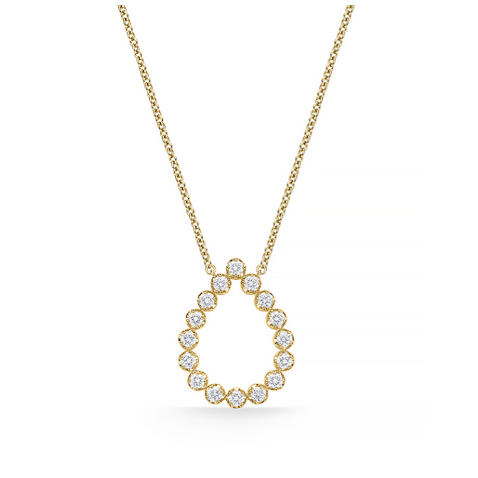 Pear Shape Diamond Pendant - Underwoods Jewelers