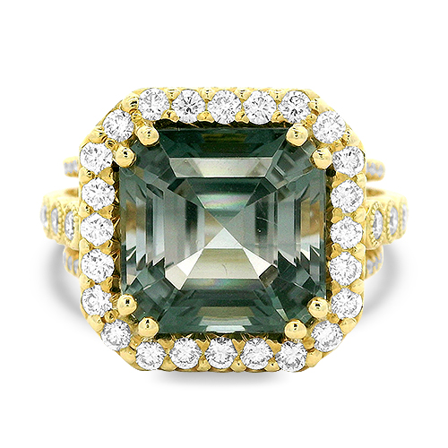 Erica Courtney Gray Tourmaline Teresa Ring - Underwoods Jewelers